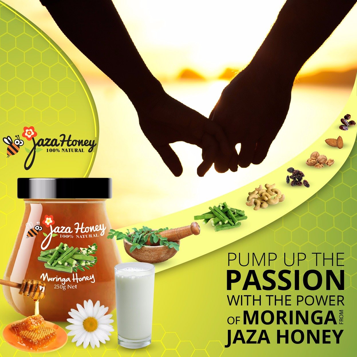 PUMP UP THE PASSION WITH THE POWER OF MORINGA FROM JAZA HONEY – Jaza Honey